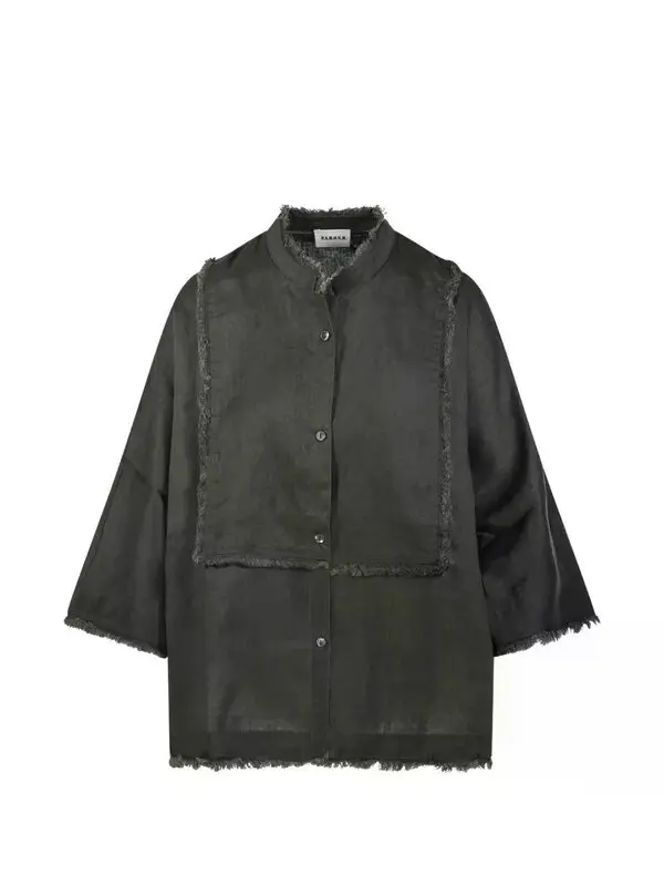 P.a.r.o.s.h Frayed Trim Shirt