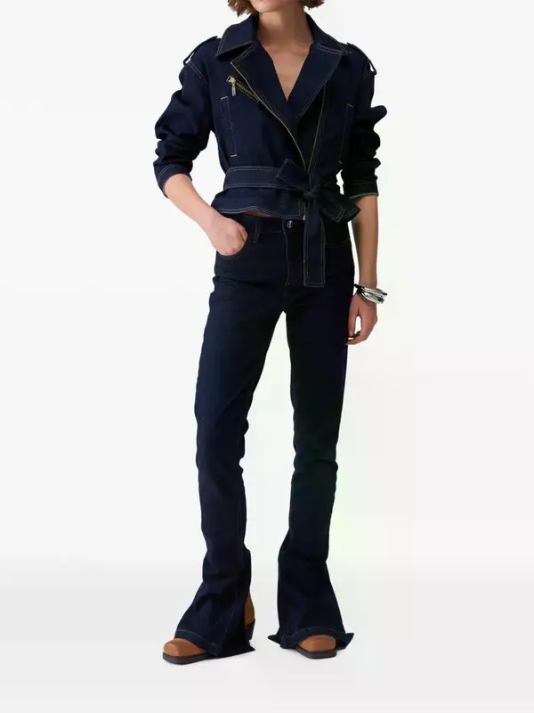 Liu Jo High-rise Zip Hem Jeans
