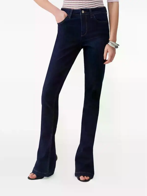 Liu Jo High-rise Zip Hem Jeans