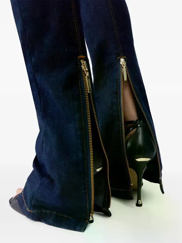 Liu Jo High-rise Zip Hem Jeans