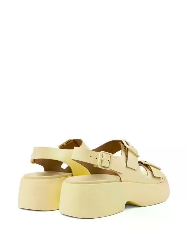Camper Tasha Buckle Sandals - Yellow
