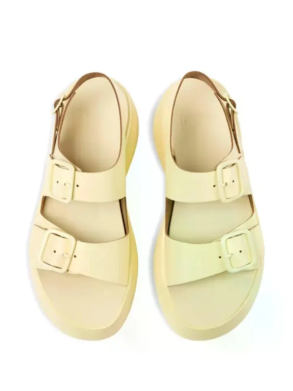 Camper Tasha Buckle Sandals - Yellow