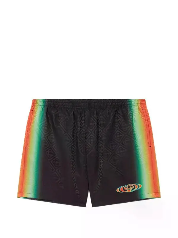 Casablanca Monogram Swimming Shorts - Black