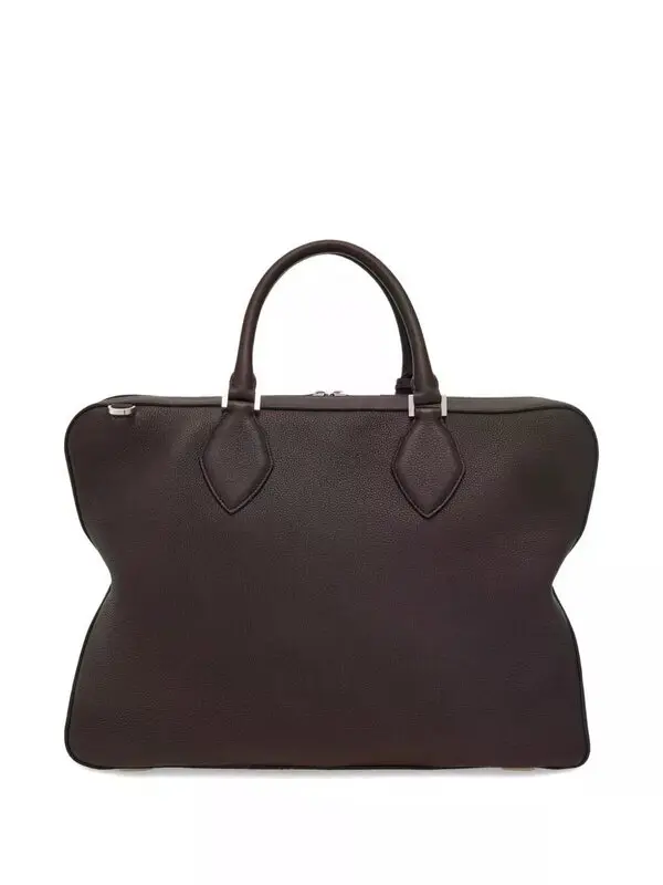 FERRAGAMO Leather Tote Bag - Brown