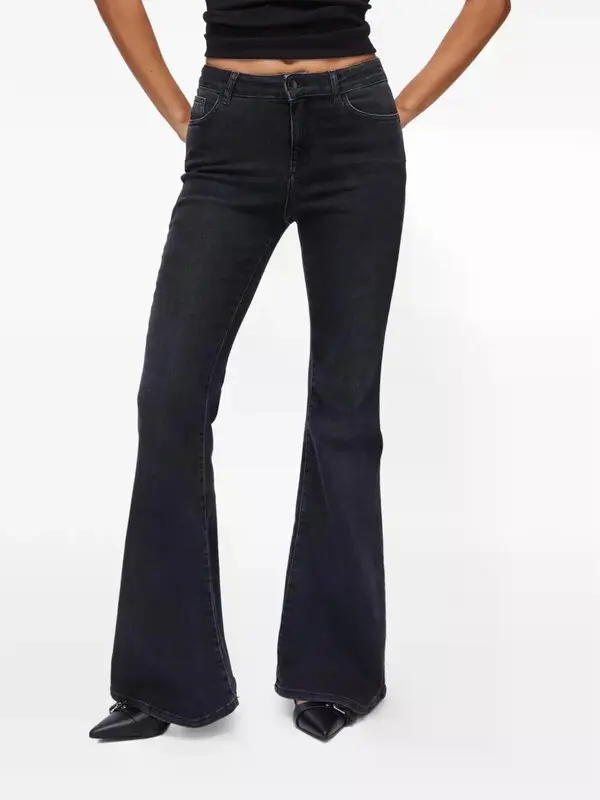 Liu Jo Logo Flared Jeans