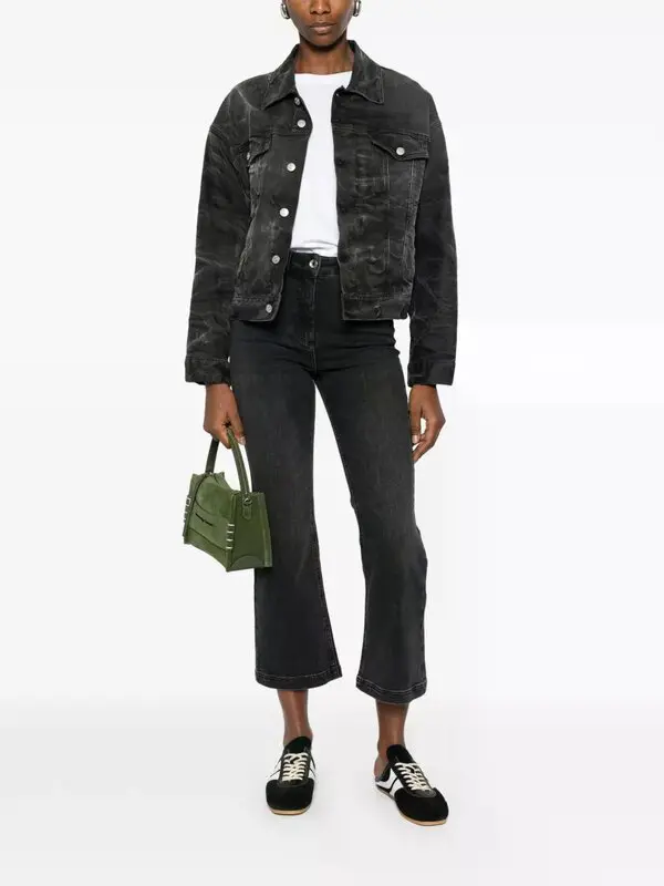 Patrizia Pepe Cotton Flared Jeans
