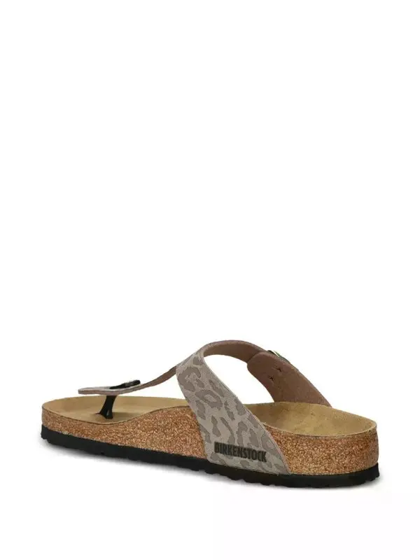 BIRKENSTOCK Gizeh Leo-pattern Flip-flops