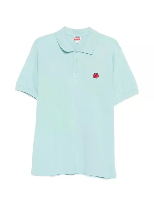Kenzo Floral-patch Polo Shirt