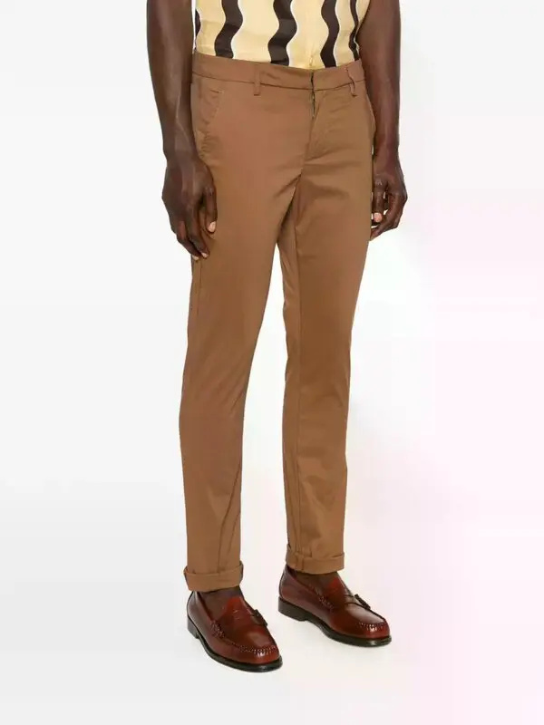 DONDUP Cuffed Trousers - Brown