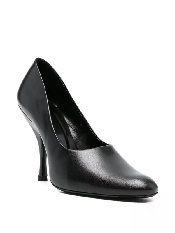 JUDE Date Leather Pumps - Black