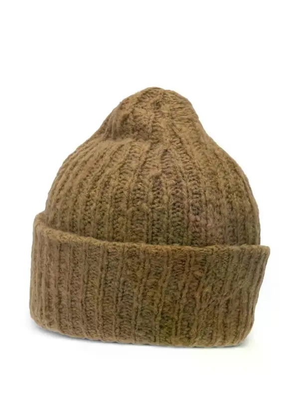 Guest In Residence Ribbed Beanie - Brown