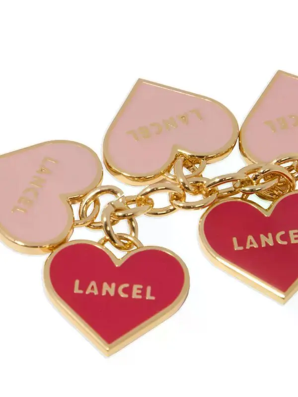 LANCEL Heart Charm Keyring