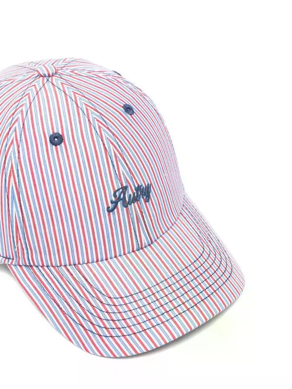 AUTRY Striped Baseball Cap