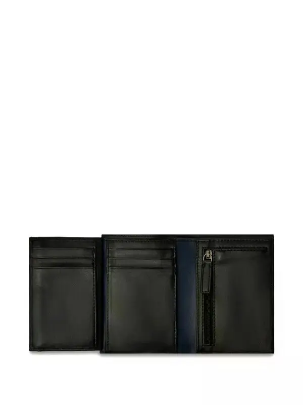 LANCEL Leon 9 Card Slots European Leather Cardholder - Blue