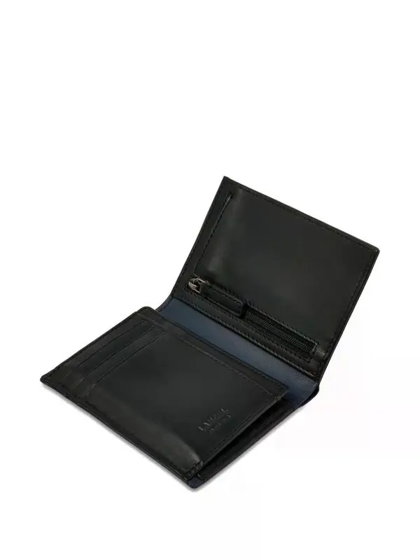 LANCEL Leon 9 Card Slots European Leather Cardholder - Blue