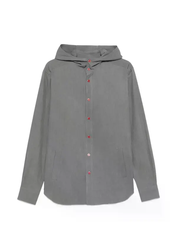 Kiton Hooded Buttoned Shirt