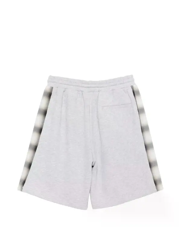 FENG CHEN WANG Checked-panel Track Shorts