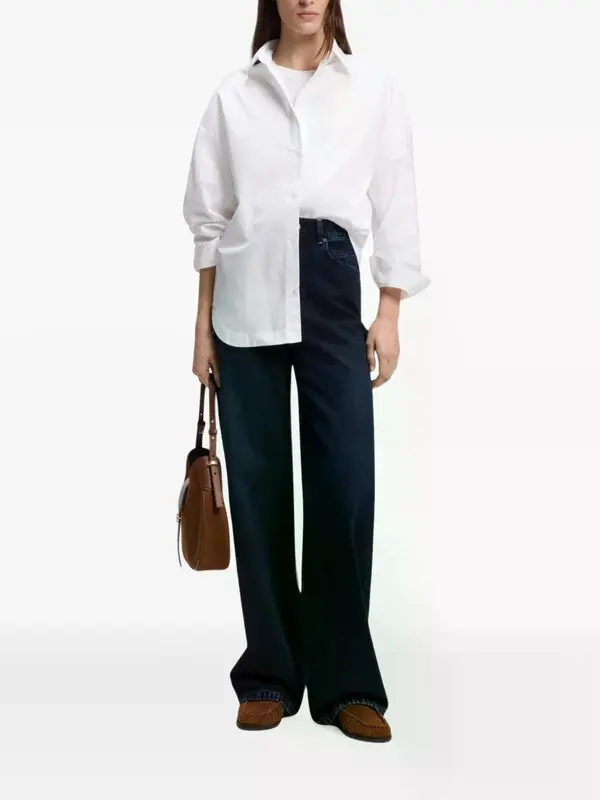 BOSS Oversized Fit Cotton Shirt