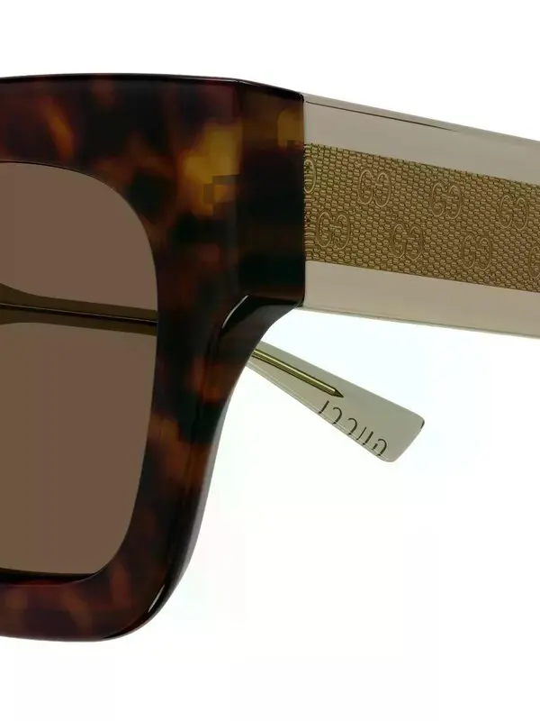 Gucci Geometric-frame Sunglasses