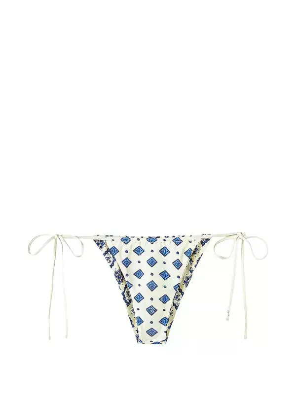 Kith Tova Tie-fastening Bikini Bottom - White