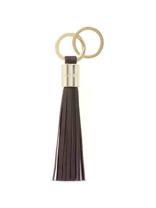 LANCEL Premier Flirt Leather-tassel Keyring - Brown