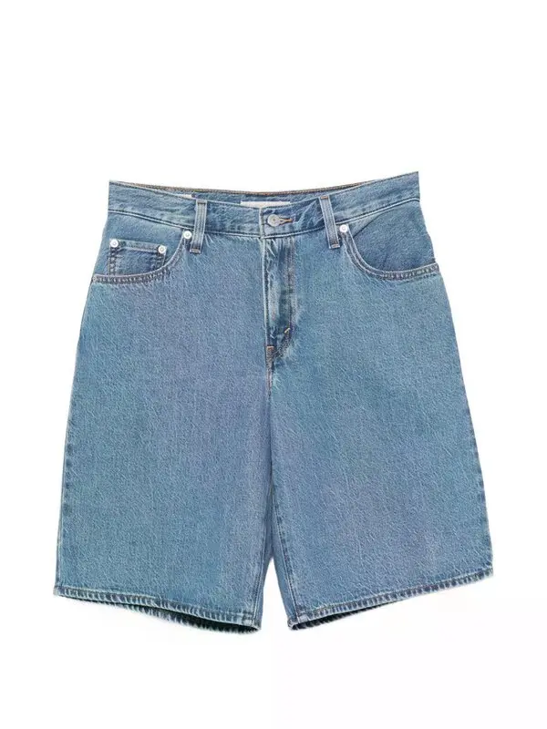 LEVI'S Logo-patch Denim Shorts