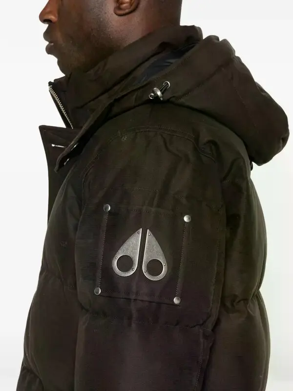 Moose Knuckles Hooded Jacket With Zip Pockets