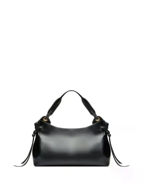 LANCEL Knot Smooth Leather Tote Bag - Black