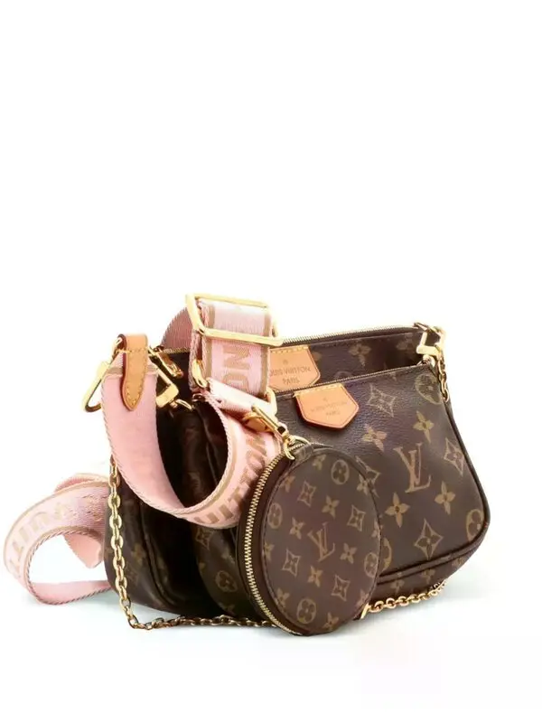 LOUIS VUITTON Multi Pochette Accessoires Monogram Canvas Crossbody Bag - Brown