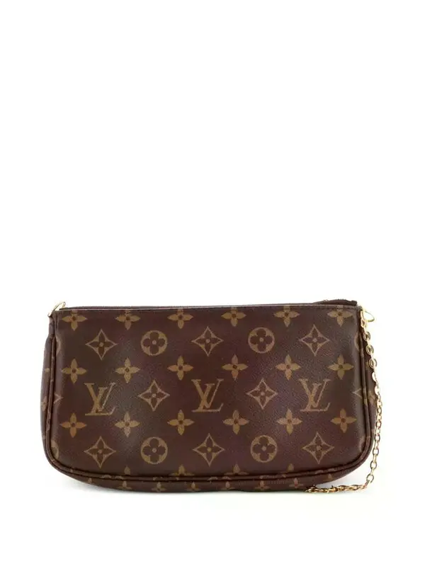 LOUIS VUITTON Multi Pochette Accessoires Monogram Canvas Crossbody Bag - Brown