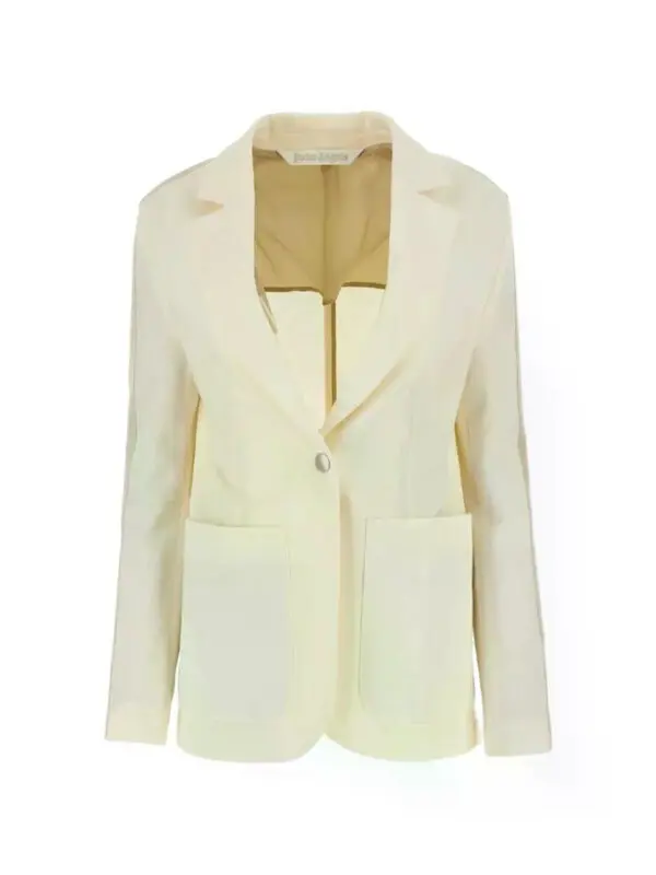 Palm Angels Side-stripe Blazer - Neutrals