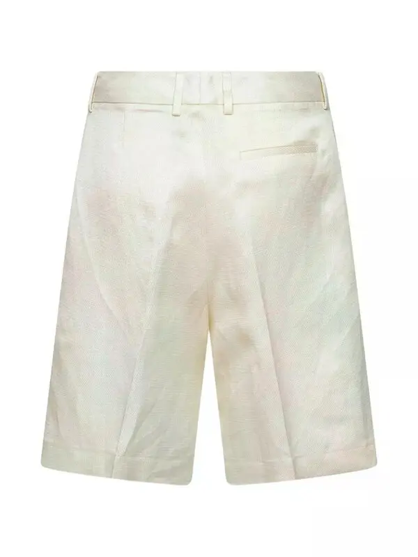 PT TORINO Pleated Tailored Shorts