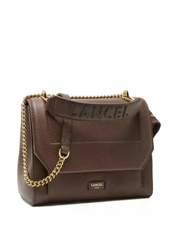LANCEL Ninon Leather Tote Bag - Brown