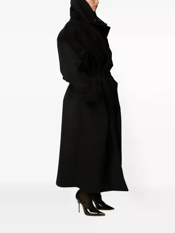 BATAKOVIC BELGRADE Shawl Collar Belted Coat
