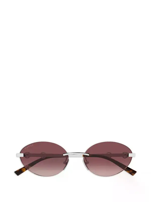 Gucci Round-frame Sunglasses - Silver