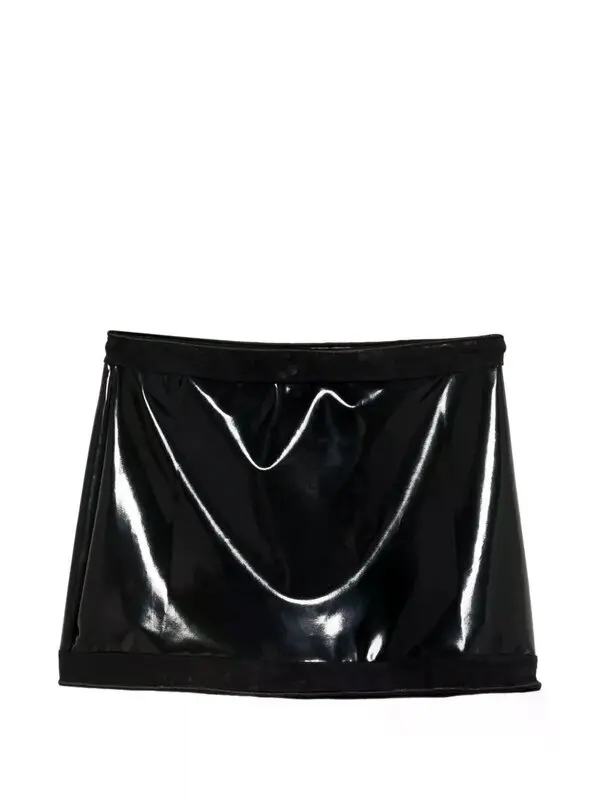 Oseree Mini Skirt - Black