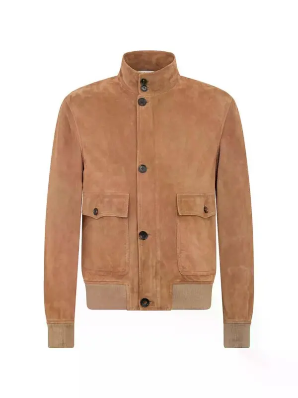 Bally Harrington Suede Bomber Jacket