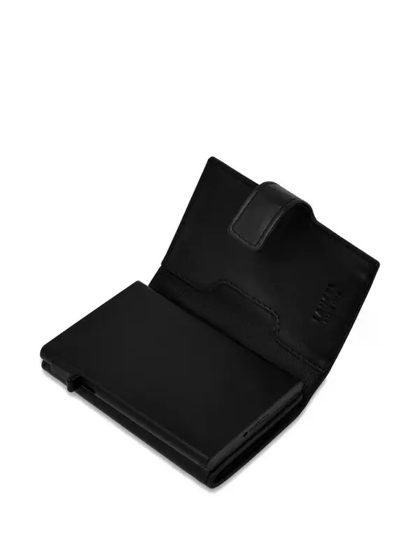 LANCEL Leon Leather Cardholder - Black