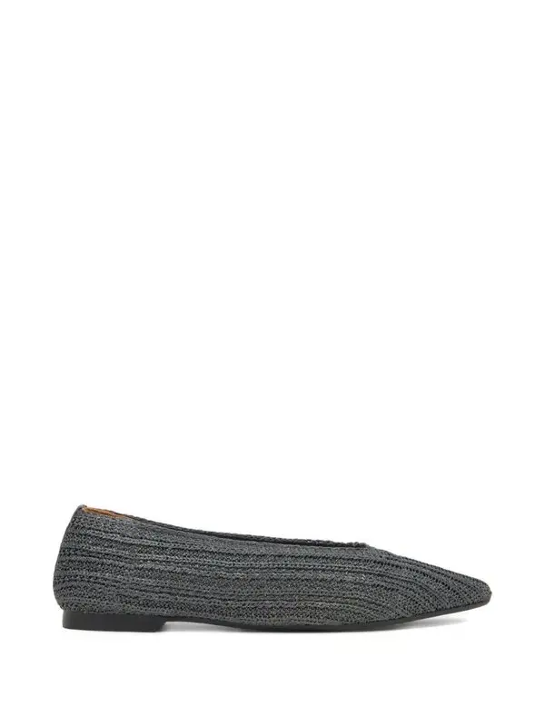 CastaÑer Point-toe Woven Ballet Flats