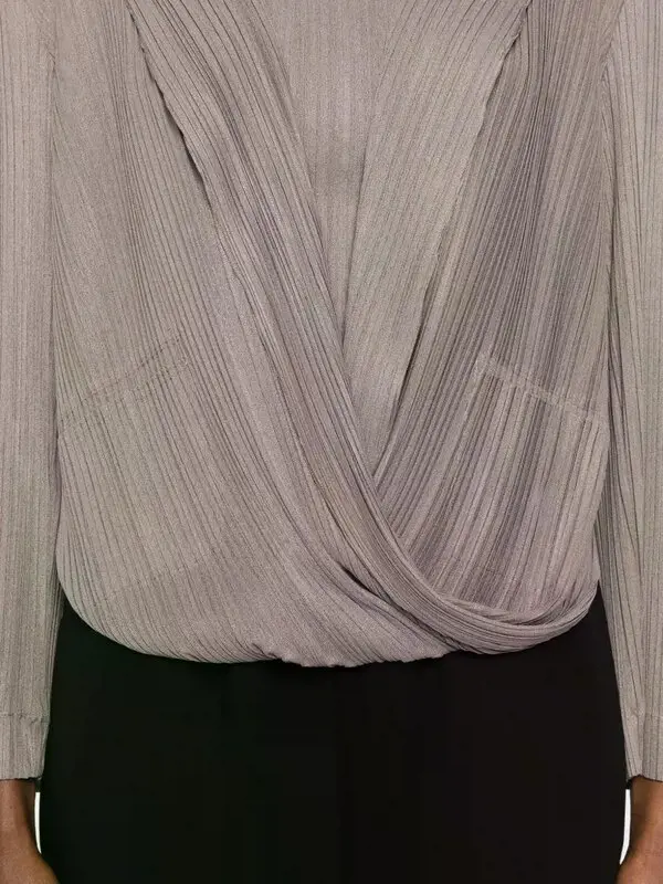 Giorgio Armani Pleated Tank Top And Blouse Set - Neutrals