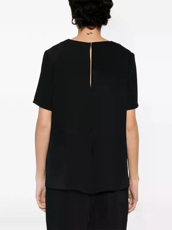 P.a.r.o.s.h Short-sleeve Blouse - Black