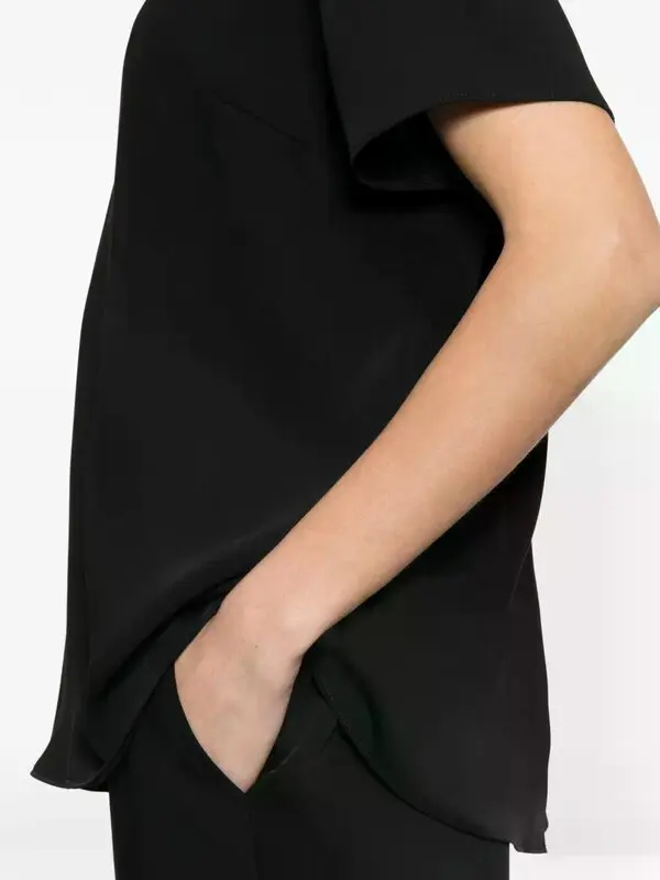 P.a.r.o.s.h Short-sleeve Blouse - Black