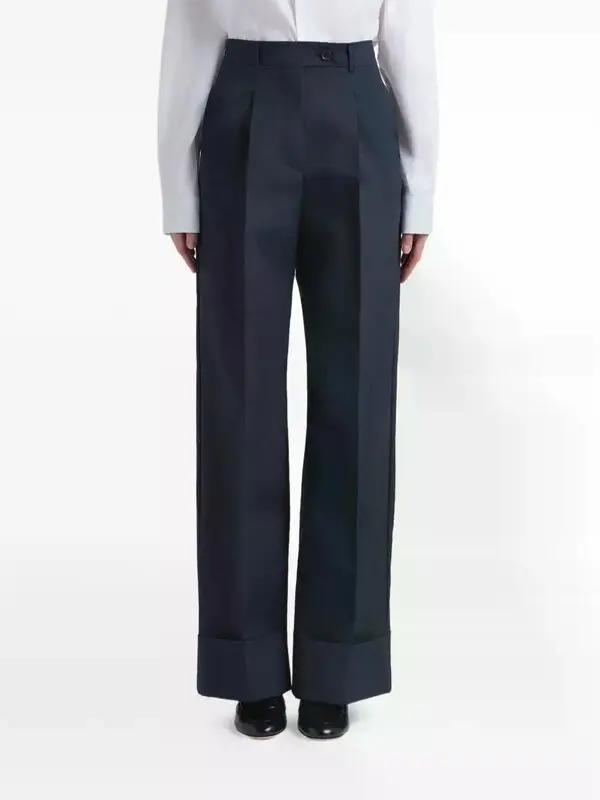 Bally Cuffed Pleated Trousers