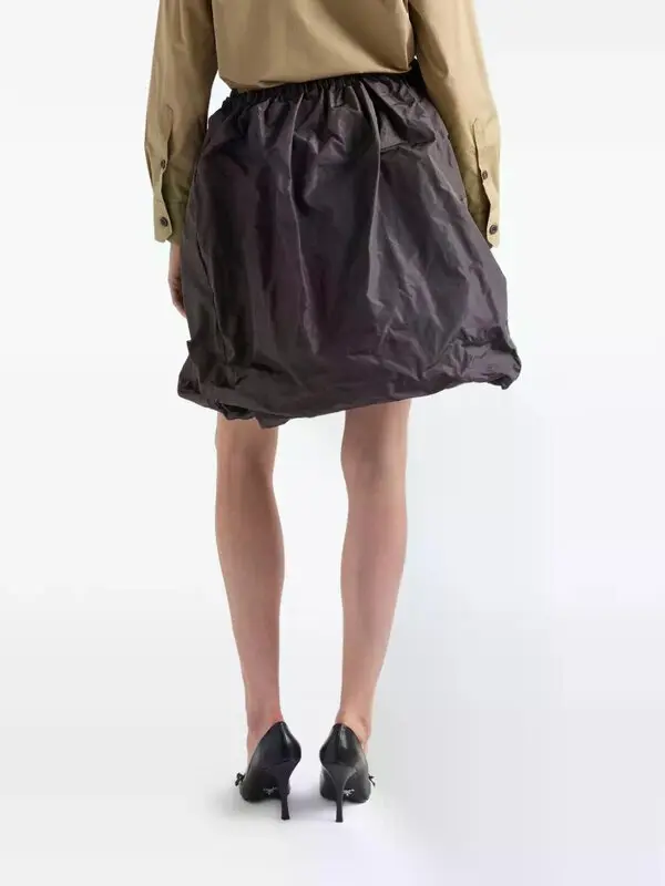 Prada Technical Taffeta Skirt - Grey