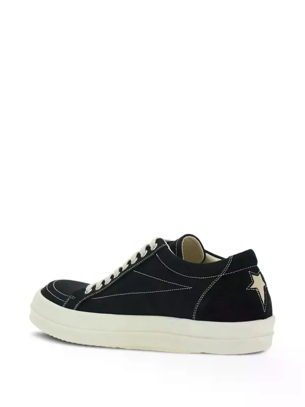 Rick Owens Temple Star-appliqué Sneakers - Black