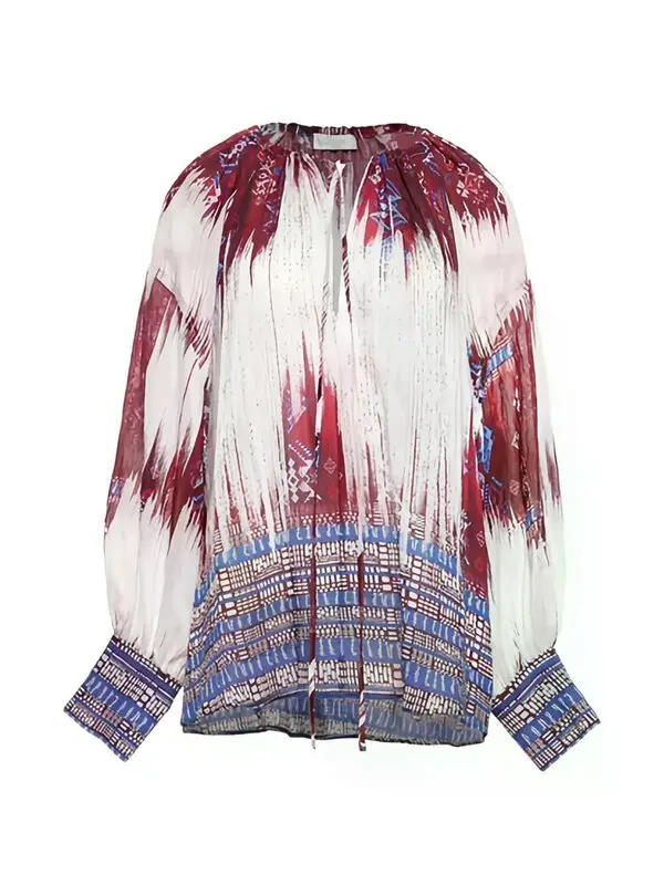 Devotion Patterned Blouse