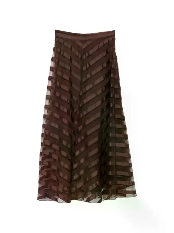 P.a.r.o.s.h Ribbon Panel Midi Skirt