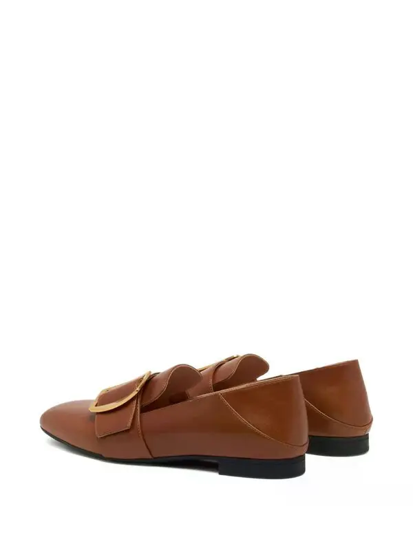 Bally Buckle Leather Pumps