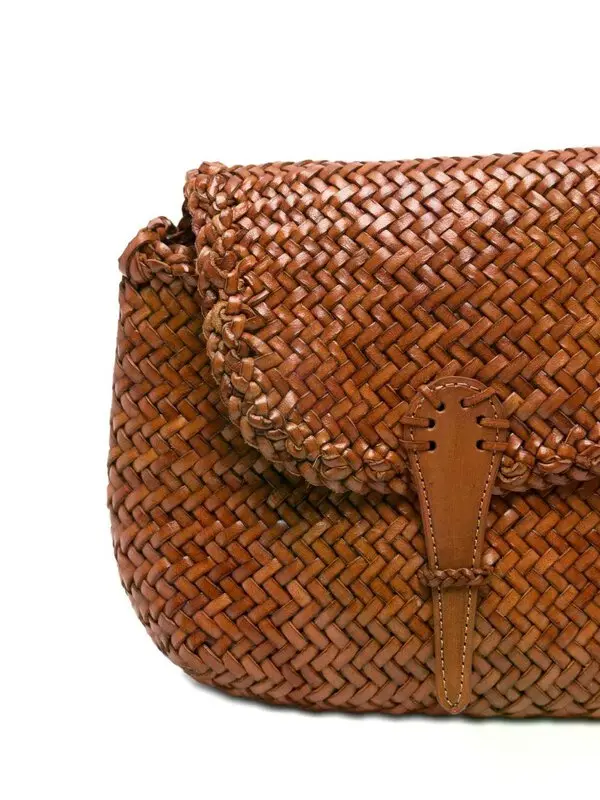 Dragon Diffusion Woven Flap Bag