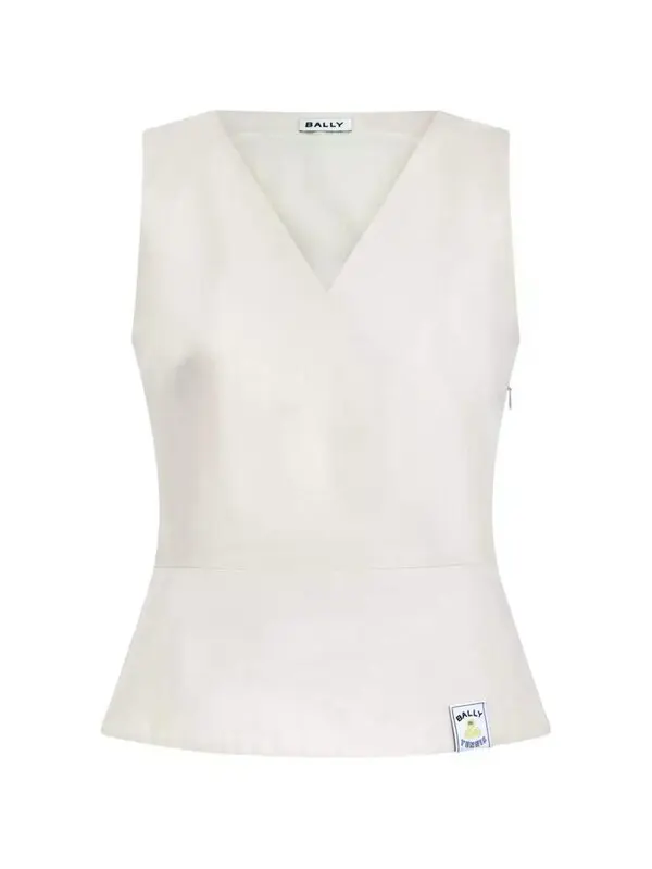 Bally Sleeveless V-neck Top